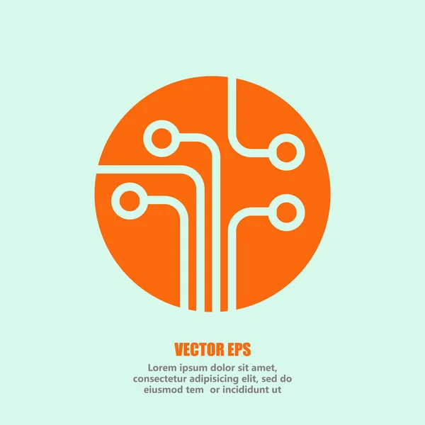 Ikon papan sirkuit Vektor Stok oleh ©Best3d 93064352