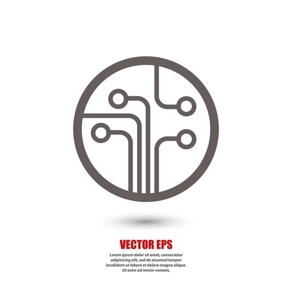 Ikon papan sirkuit Vektor Stok oleh ©Best3d 93064352