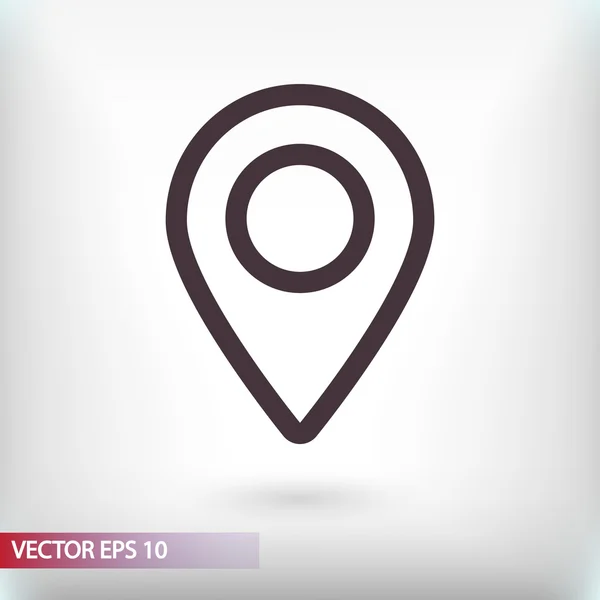 Mark icon, pointer — Stock Vector © Best3d #93065638