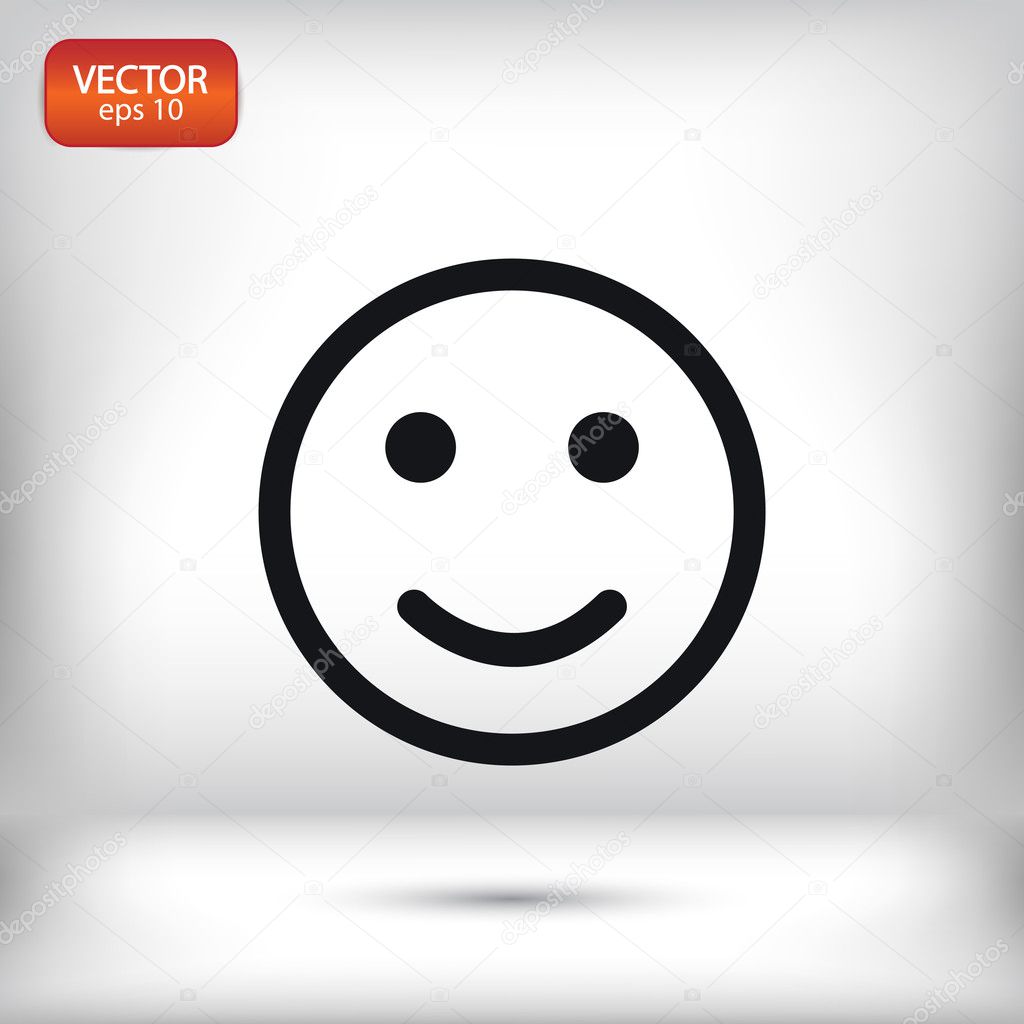 Smile Icon illustration. Stock Vector by ©Best3d 93063644