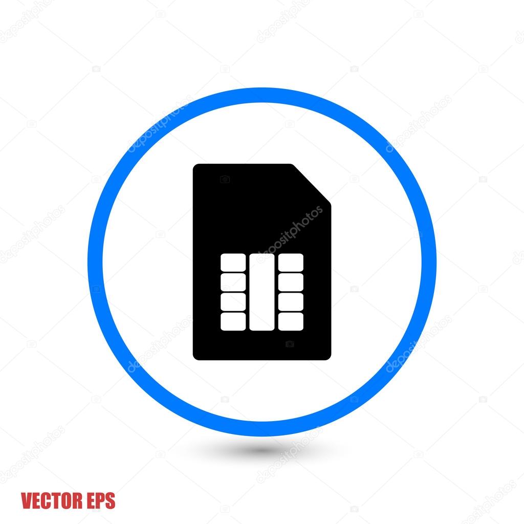 Sim card icon Stock Vector by ©Best3d 93063780