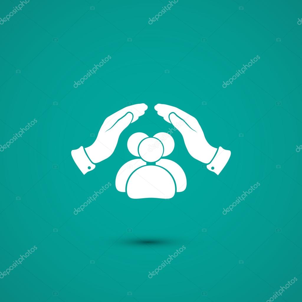 Icono de personas seguras Vector de stock por ©Best3d 97515982