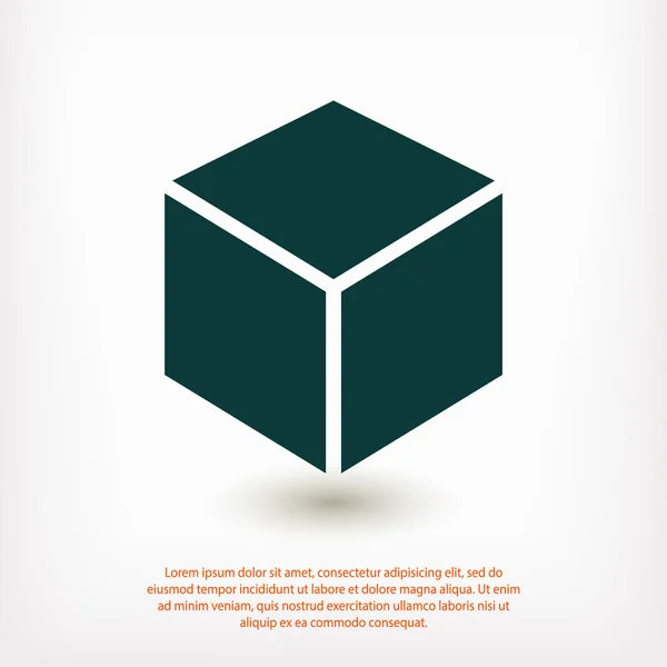 3d cube logo design icon — Stock Vector © Best3d #57192361