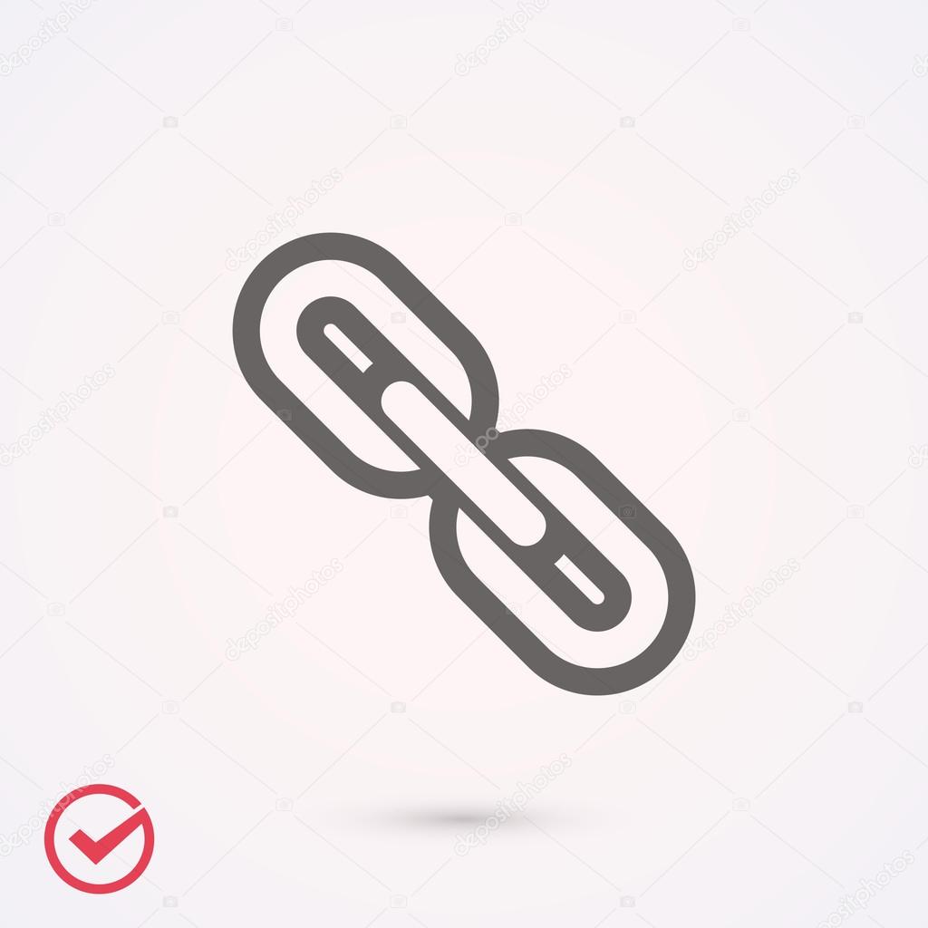 Chain link icon Stock Vector Image by ©Best3d #99409910