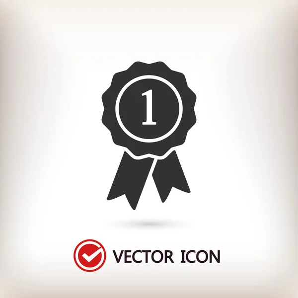 Badge with ribbons icon Stock Vector by ©Best3d 59776009