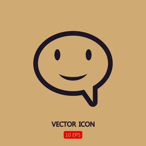 Smile talking bubble icons Stock Vector by ©Best3d 99536346