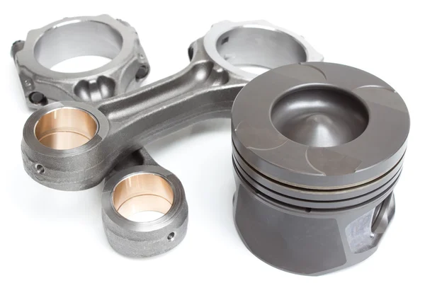 Connecting rods and pistons, engine parts. elements of the crank ...