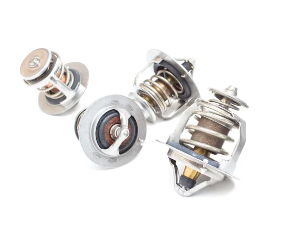 Parts of the car engine. Thermostat engine cooling system of the ...