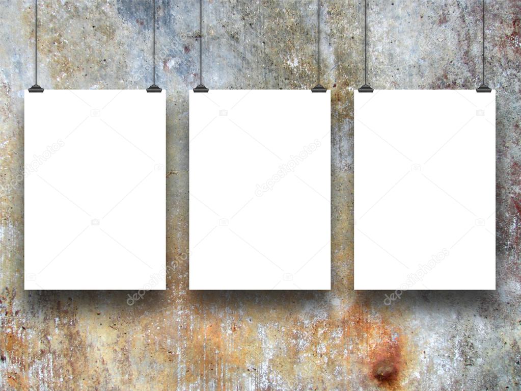 Three paper sheets with clips — Stock Photo © AlessandroMassimiliano ...