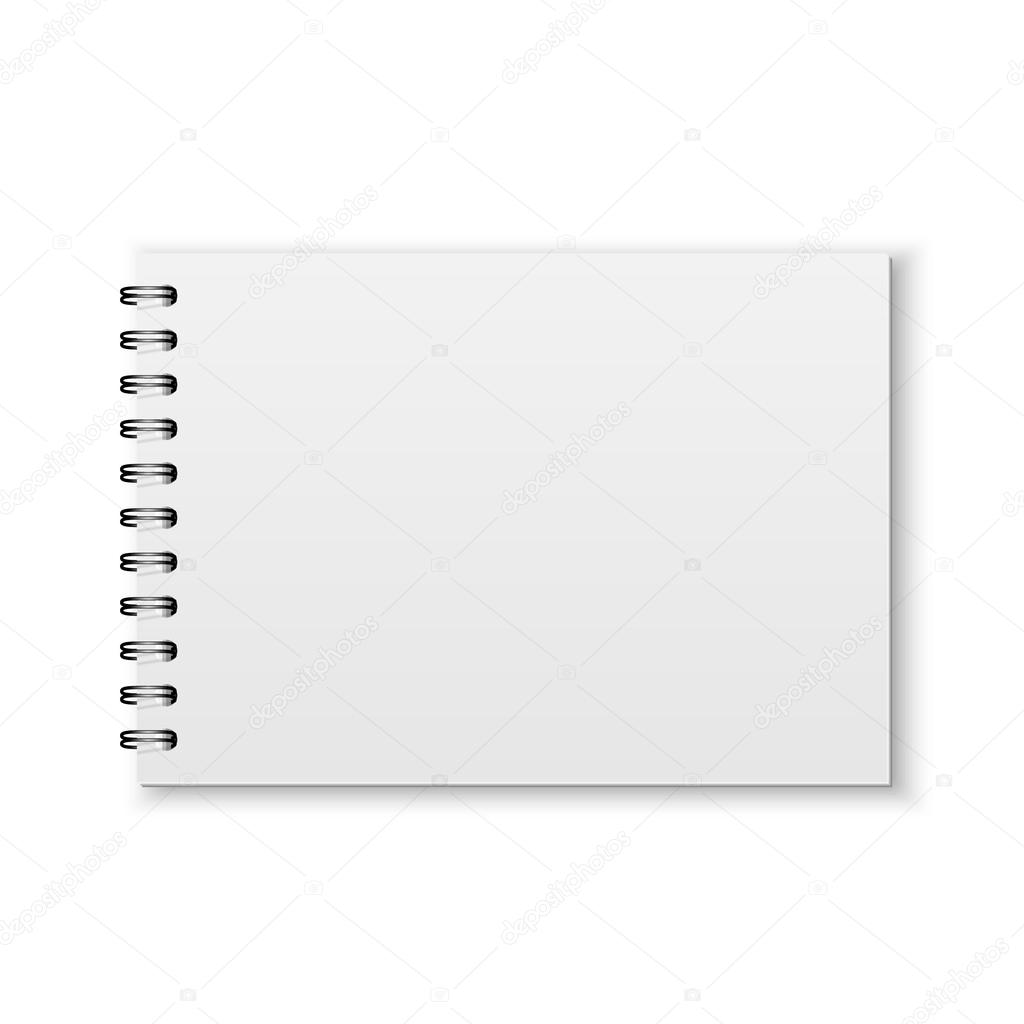 Realistic vector notebook Stock Vector by ©Gomolach 121290066 Realistic vector notebook Stock Vector by ©Gomolach 121290066