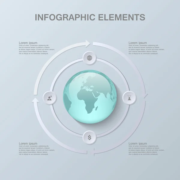 Globe Infographic