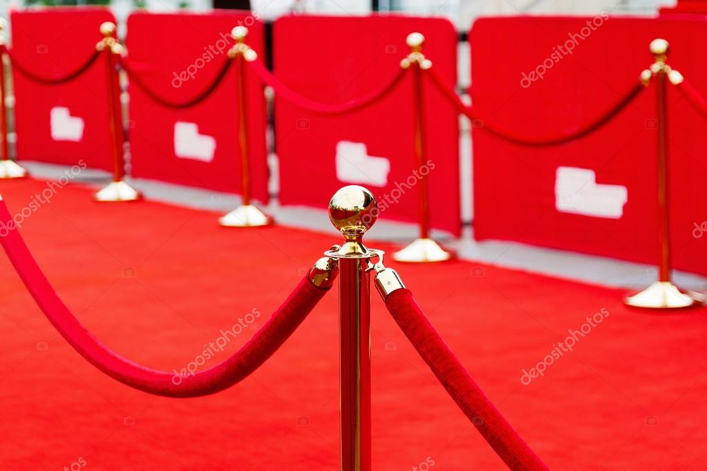 Way to success on the red carpet (Barrier rope) Stock Photo by ©elena ...
