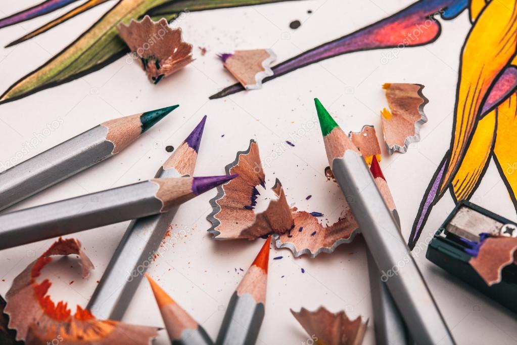 Beautiful sketch drawing on background — Stock Photo © Mikhail_Kayl ...