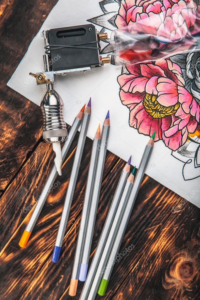 Beautiful sketch drawing on background — Stock Photo © Mikhail_Kayl ...