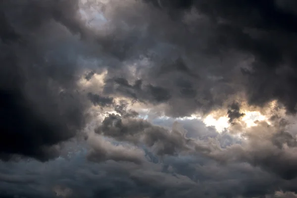 Beautiful storm sky with dark clouds, apocalypse Stock Photo by ...