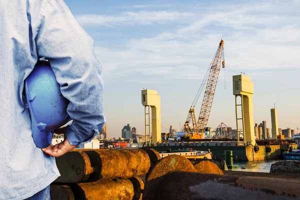 Oil rig construction — Stock Photo © Corepics #12678775