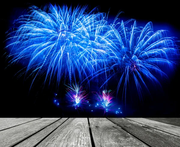 Blue background fireworks Stock Photos, Royalty Free Blue background ...
