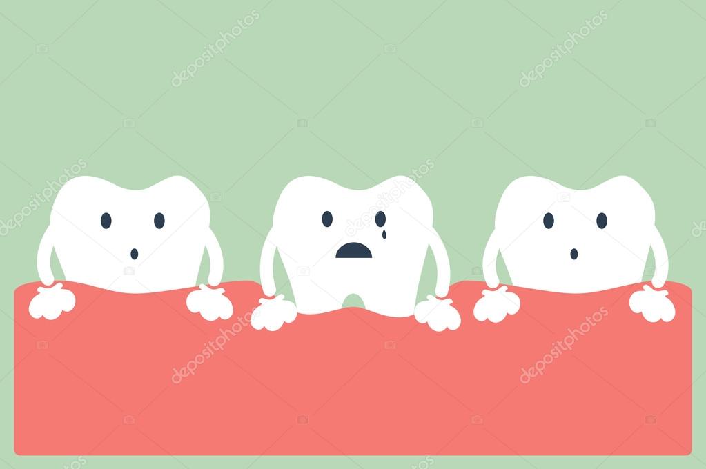 Enfermedad periodontal dental Vector de stock por ©wissanustock 116199504