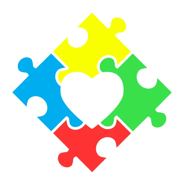 Autism heart Vector Art Stock Images | Depositphotos