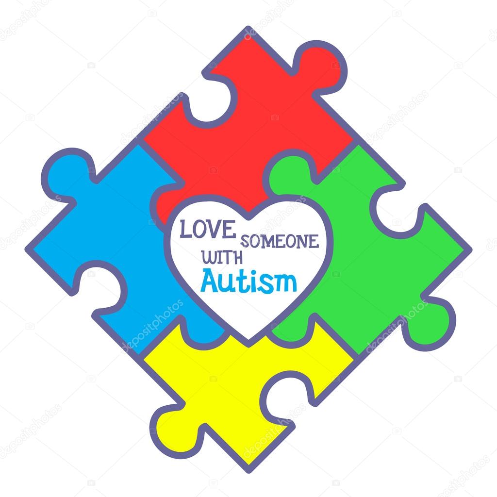 Día mundial de la conciencia del autismo Vector de stock #102229314 de ...