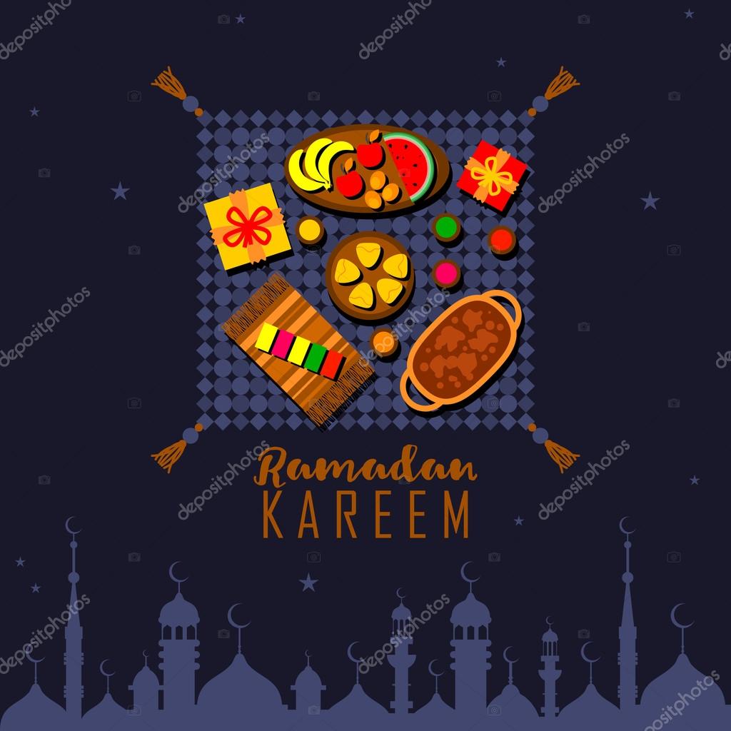 Iftar Party background Stock Vector Image by ©artskvortsova #110969038