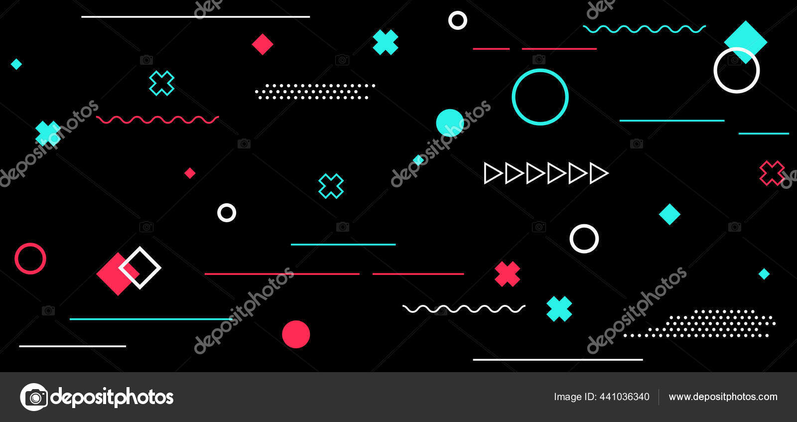 Futuristic Blue Red Gradient Vector Black Background Seamless Pattern ... Futuristic Blue Red Gradient Vector Black Background Seamless Pattern ...