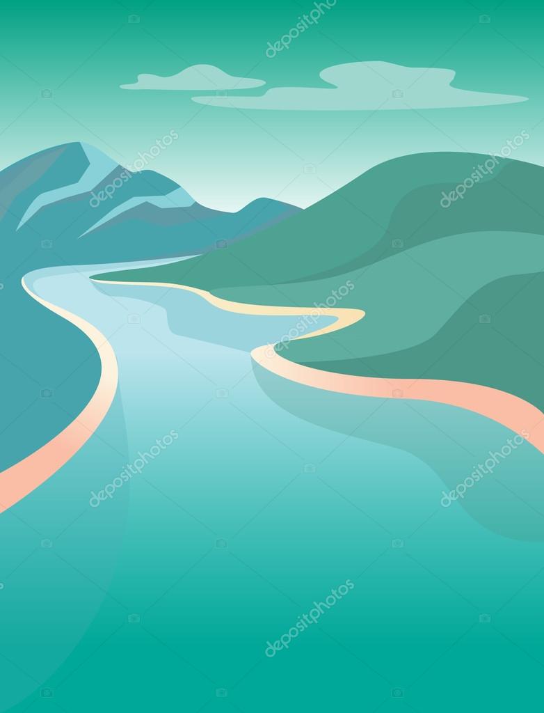 Water Stream Vector