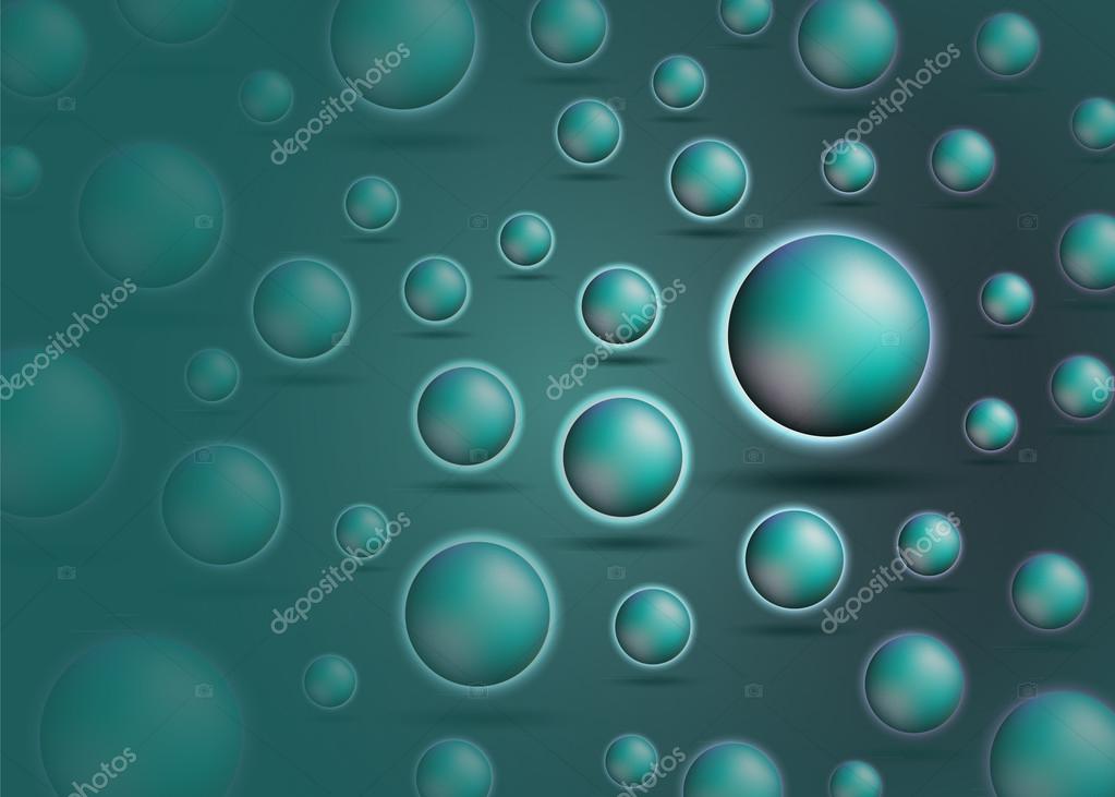 Abstract background with balls Stock Vector Image by ©artskvortsova ...