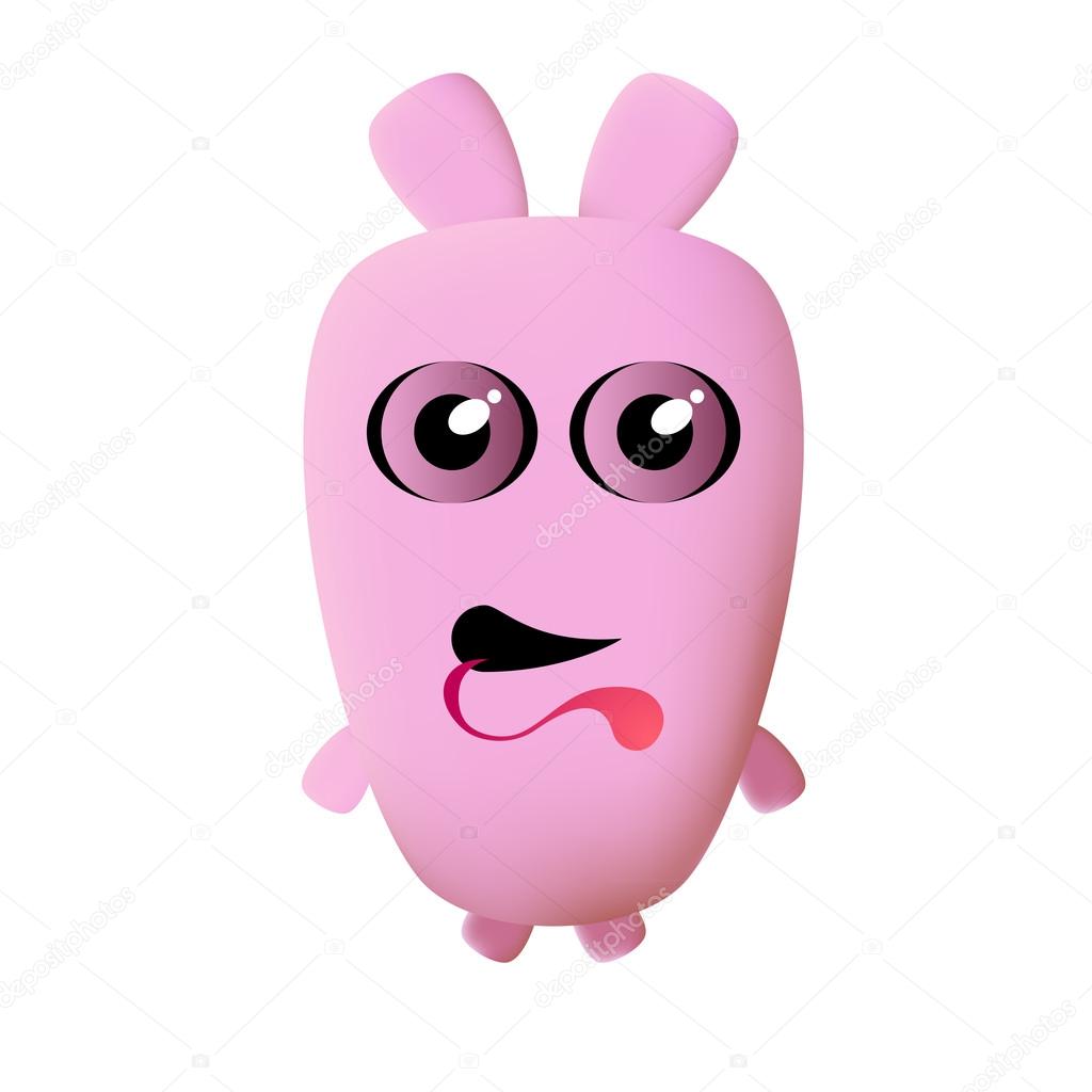 Pink Cartoon Monster Stock Vector Image by ©artskvortsova #91032326