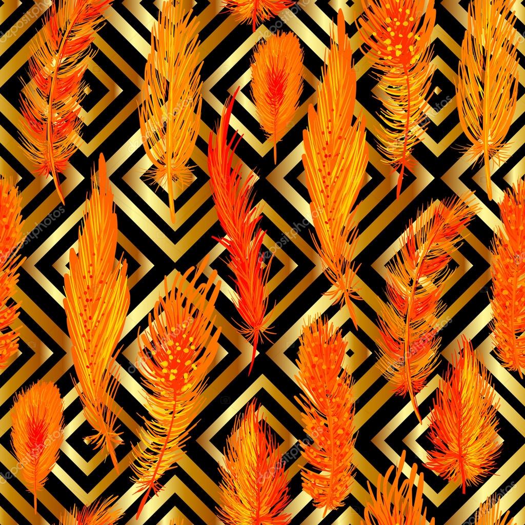 Seamless gold luxury rich pattern Stock Vector Image by ©artskvortsova ...