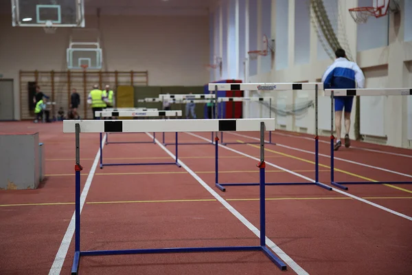 Barriers at stadium for a run — Stock Photo © chelsdo #115856764