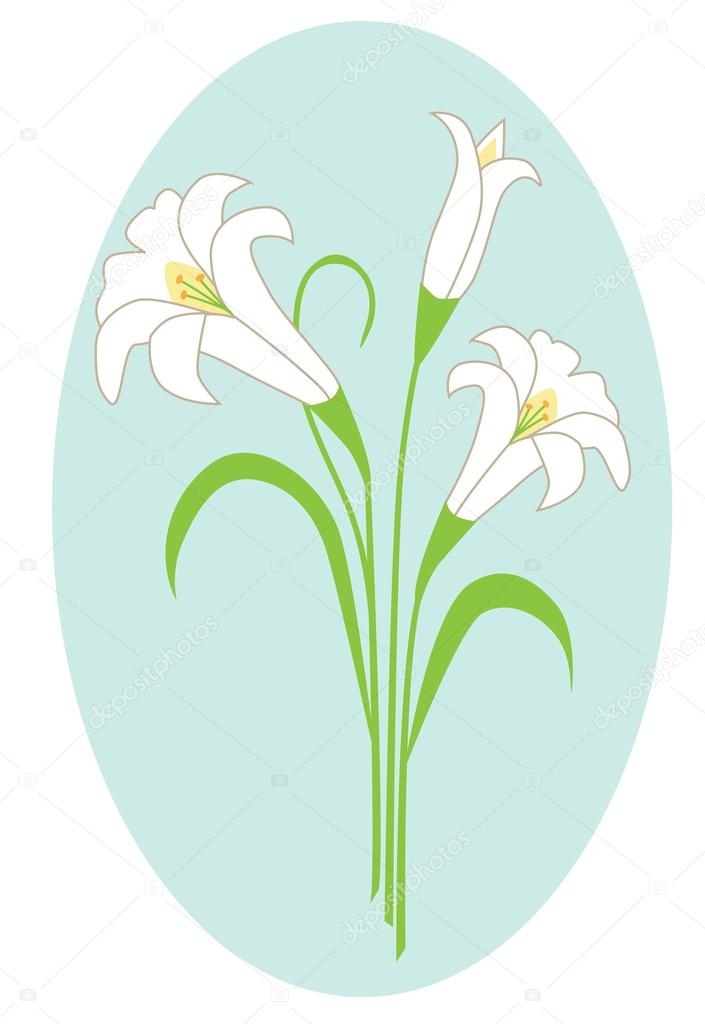 Easter Lily Vector