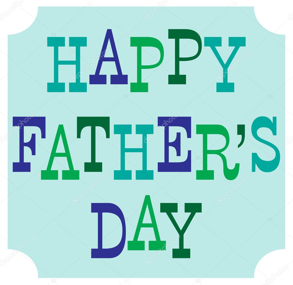 Fathers day placard Stock Vector by ©scrapster 116555008