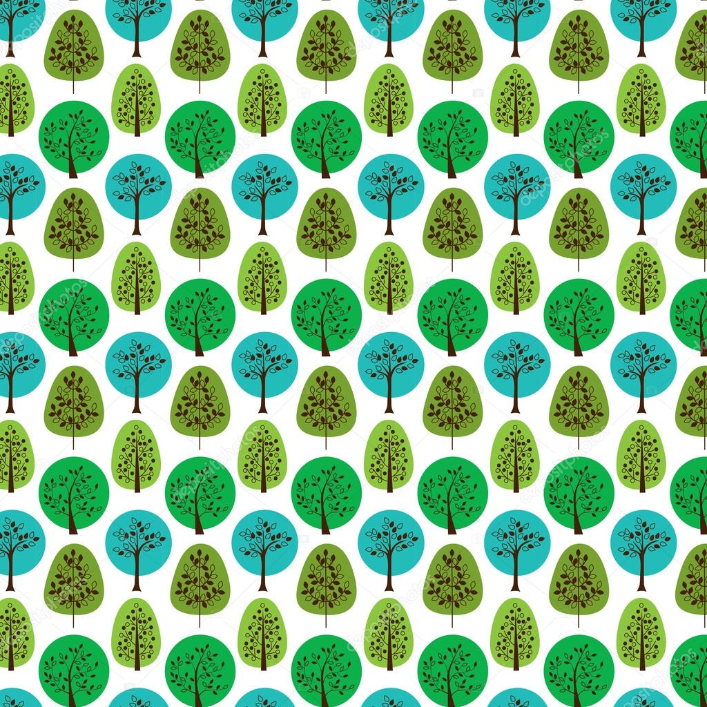 Different trees pattern illustration Stock Vector Image by ©scrapster ...