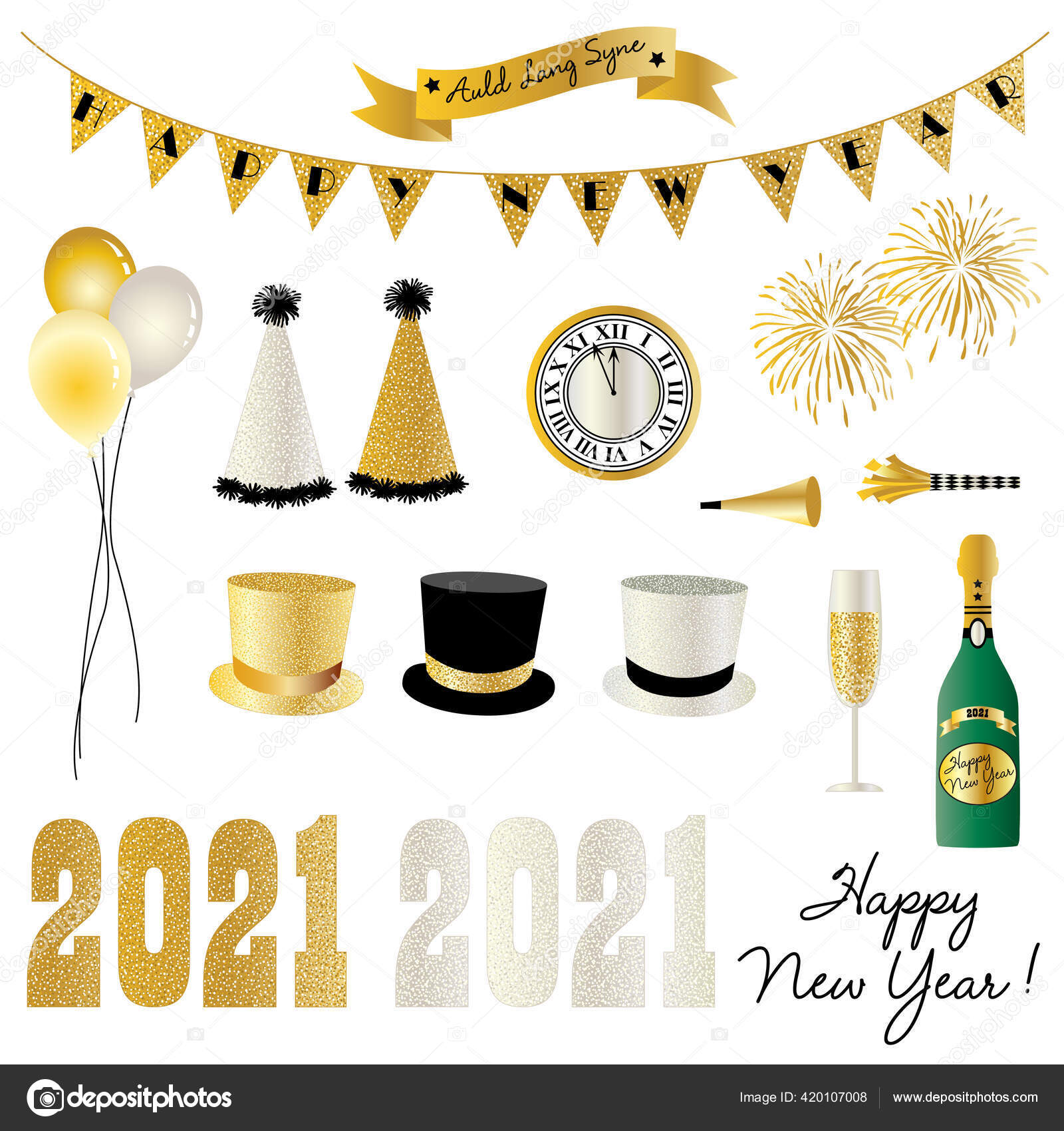 New Year Eve Clipart
