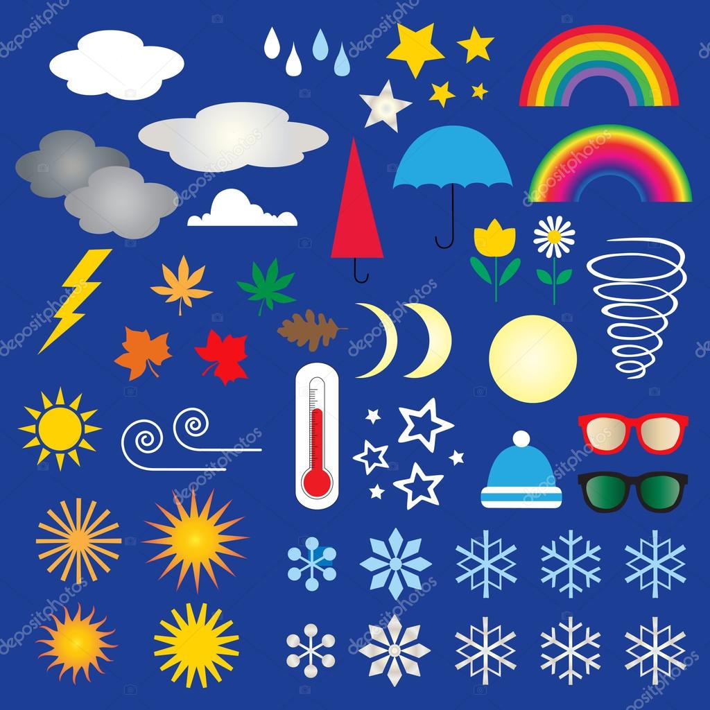 Weather Symbols Clip Art