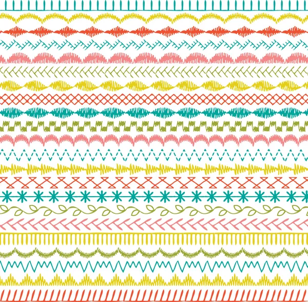 Embroidery borders design Stock Vector Image by ©scrapster #63650379