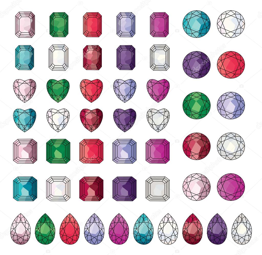 Gemstone Clip Art Stock Vector Image by ©scrapster #69304493