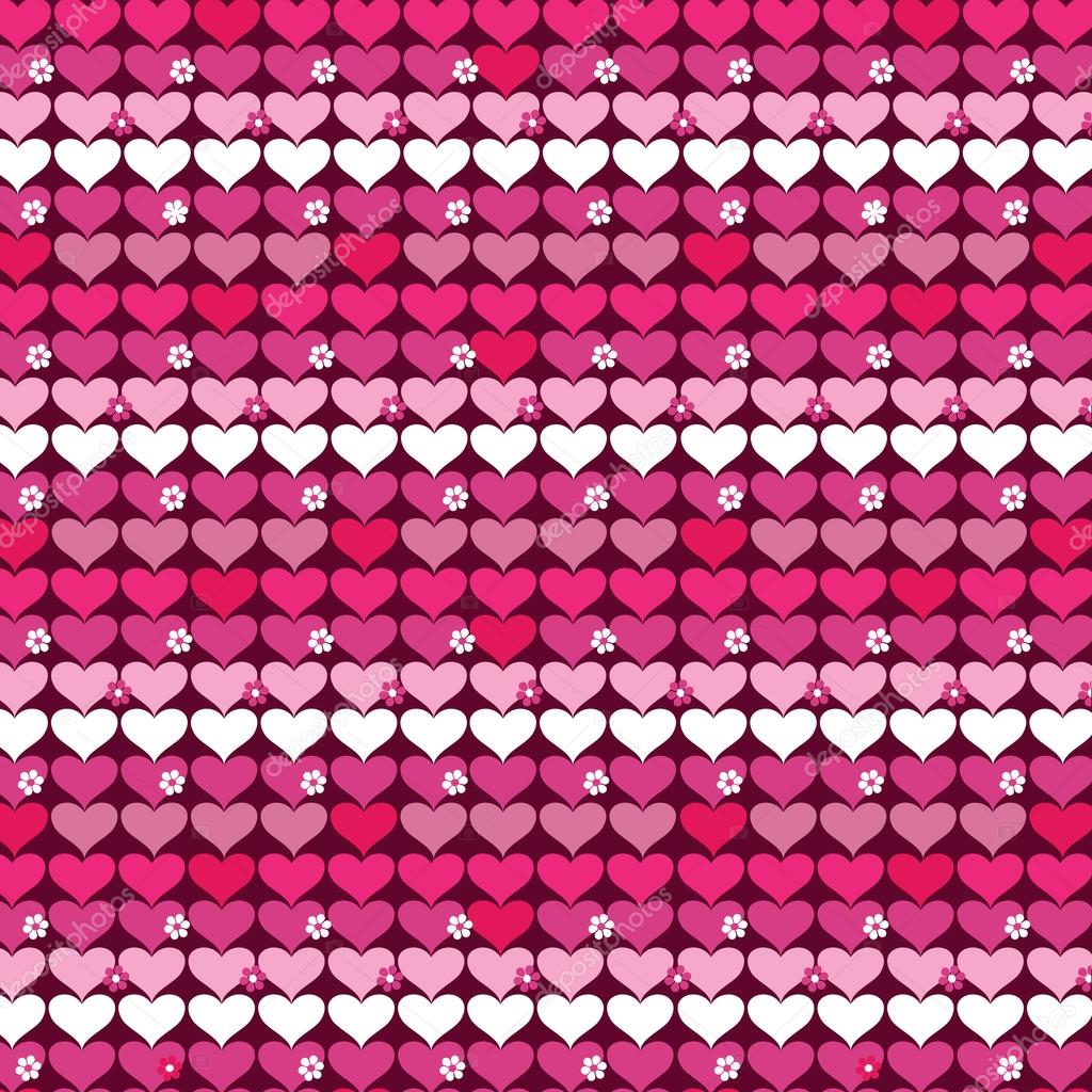 Pink Heart Pattern Stock Vector Image by ©scrapster #69305443