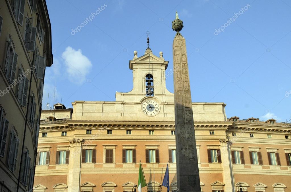 The Italian Parliament Building in Rome Italy — Stock Photo ...