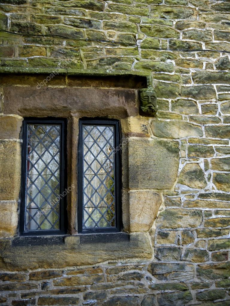 Arquitectura isabelina en Turton Tower en Blackburn Lancashire ...