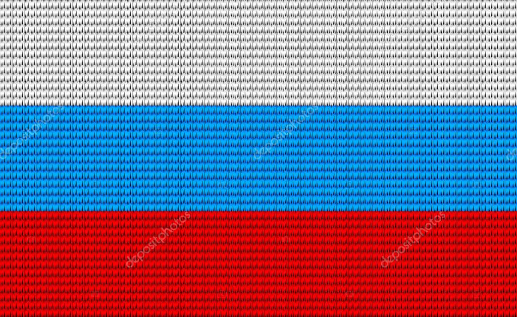 Russia flag embroidery design pattern Stock Vector Image by ...
