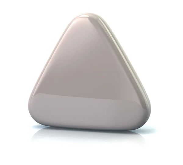 Yellow triangle button — Stock Photo © valdum #114055672