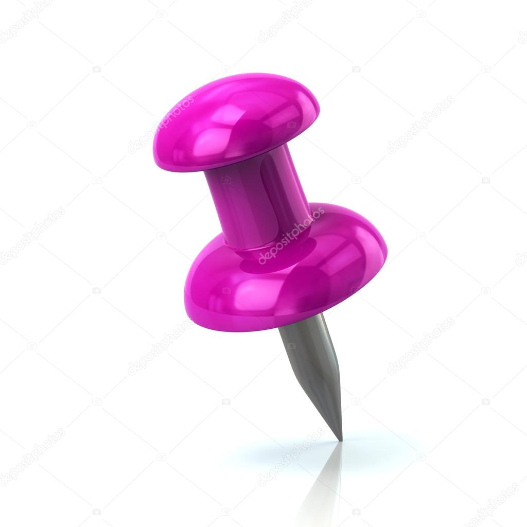 Purple Push Pin