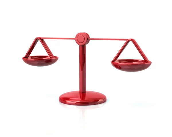 Red justice scales symbol — Stock Photo © valdum #117474482