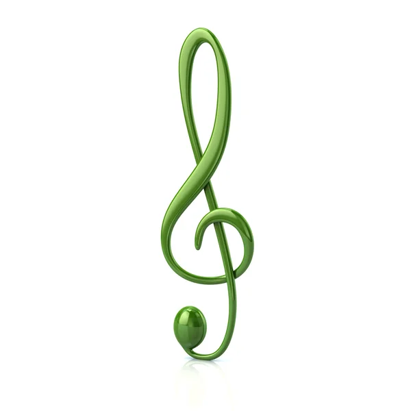 Green music treble clef Stock Photo by ©valdum 120096884