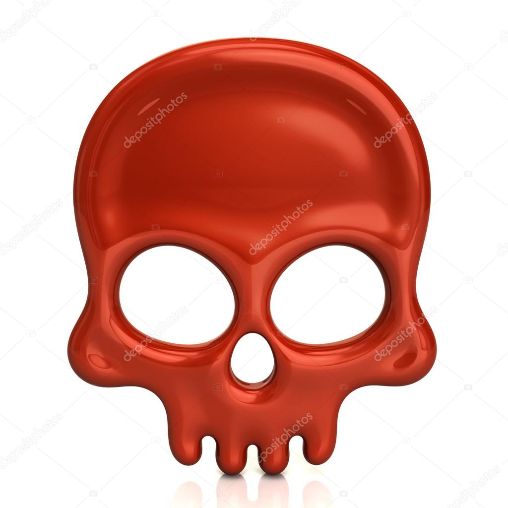 Red skull icon Stock Photo by ©valdum 64574383