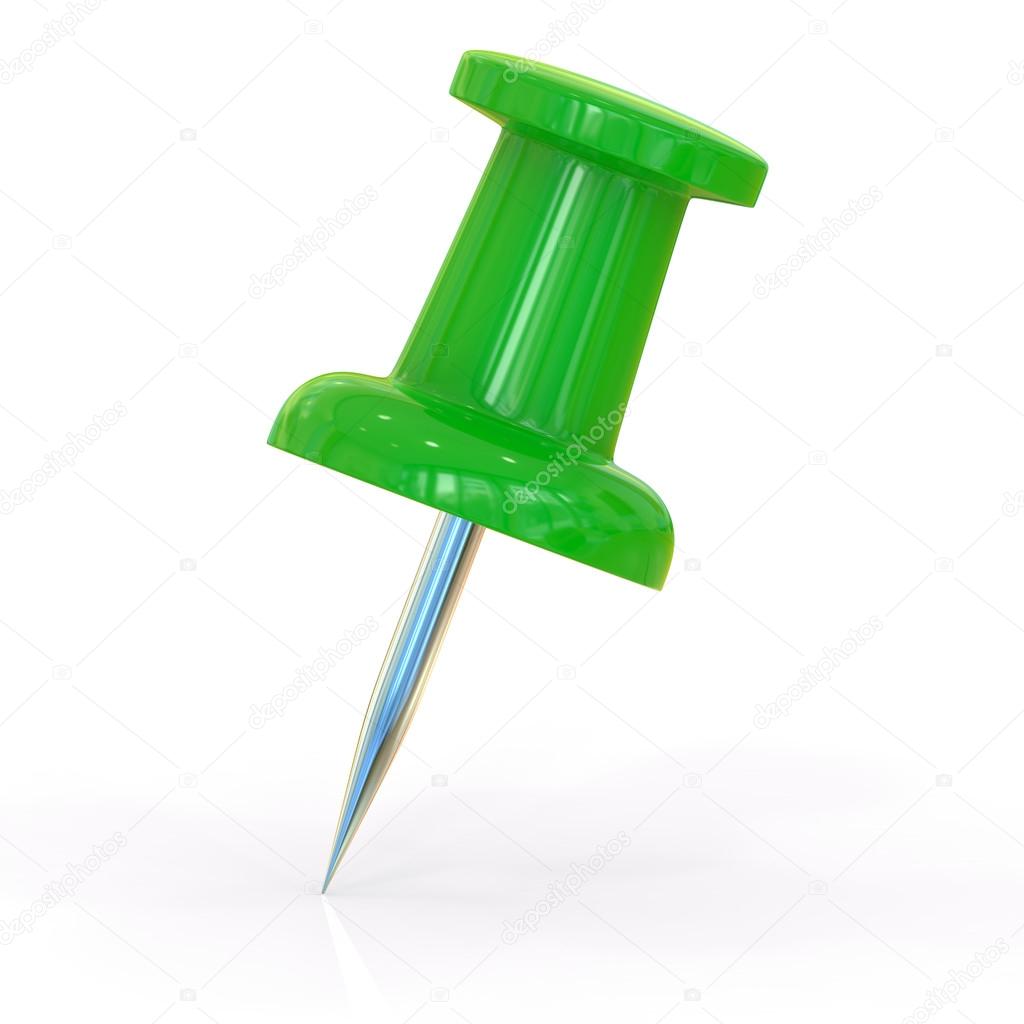 Green Thumbtack Png
