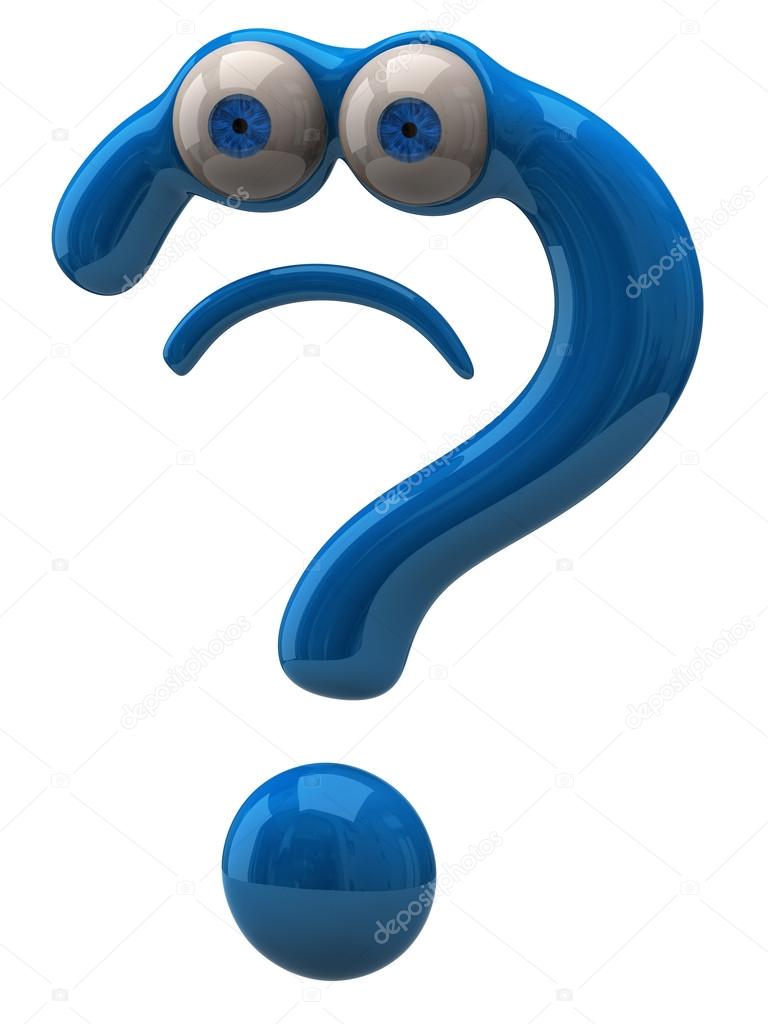 Sad question mark Stock Photo by ©valdum 66393605