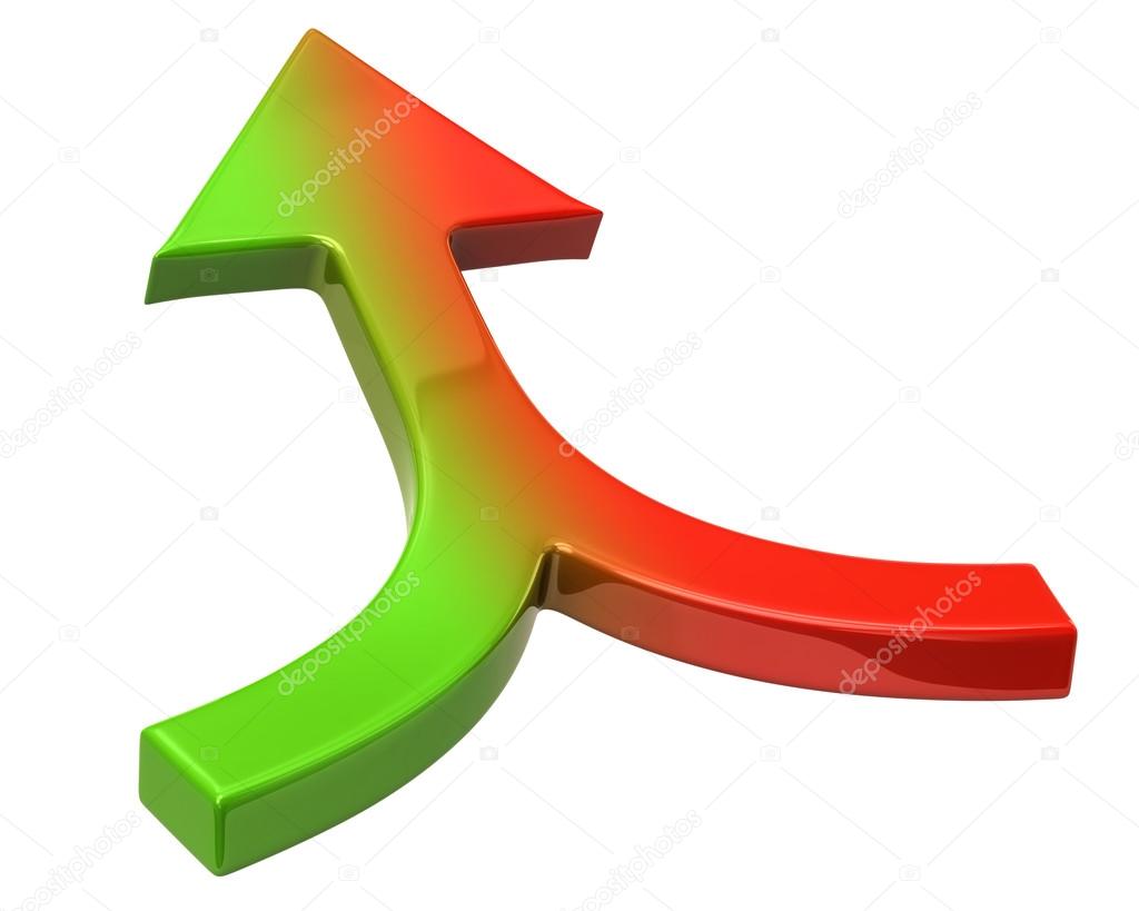 Colorful double arrow Stock Photo by ©valdum 72611495